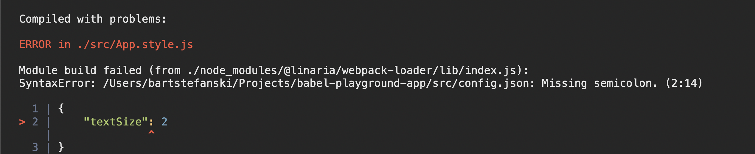Resolving a JSON Import Issue with Linaria Resolving a JSON Import Issue with Linaria